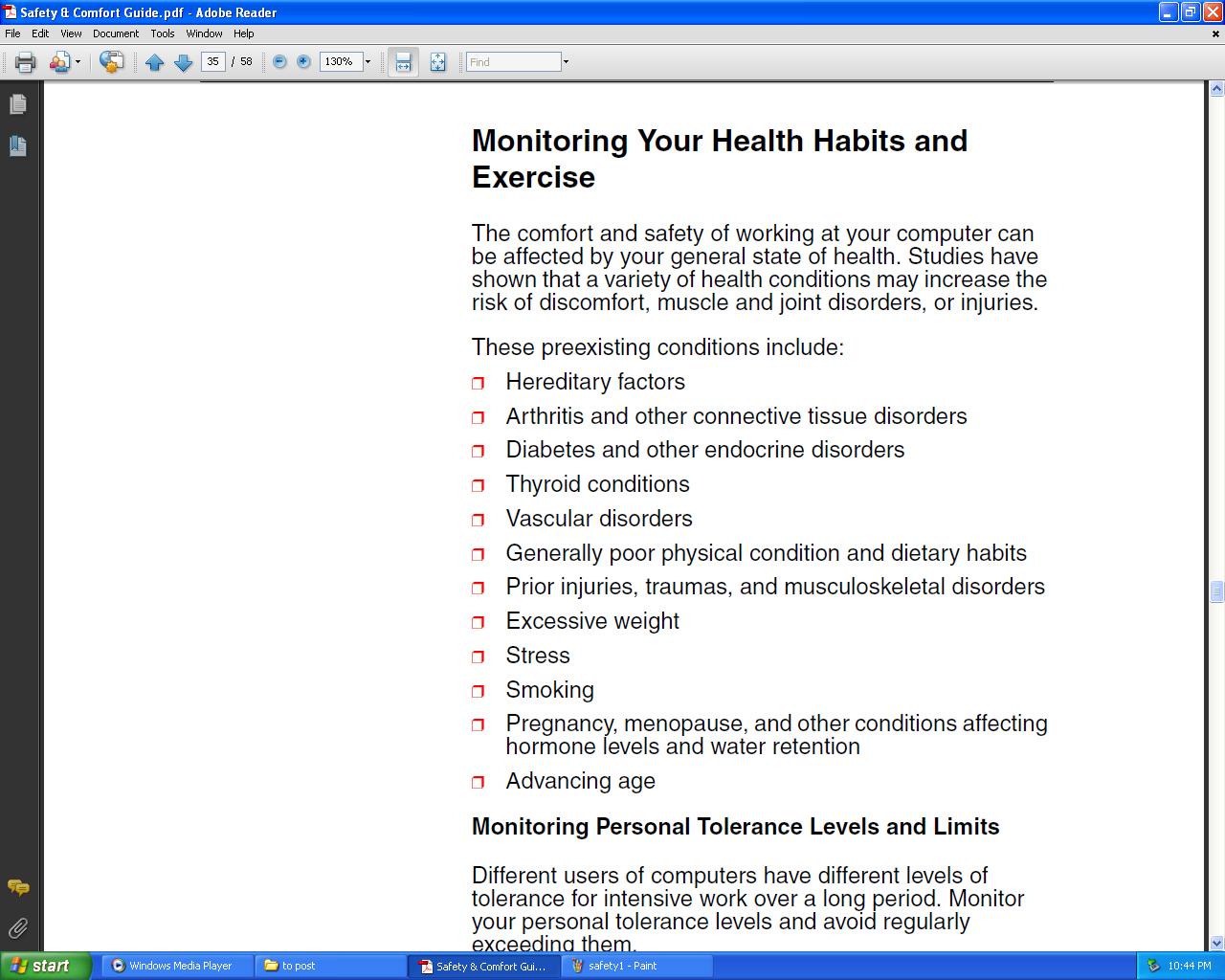 Prattzz's Tech Blog ~!!~: How to use the computer safely
