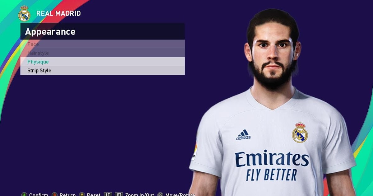 PES 2021 Faces Isco by SR ~ SoccerFandom.com | Free PES Patch and FIFA ...