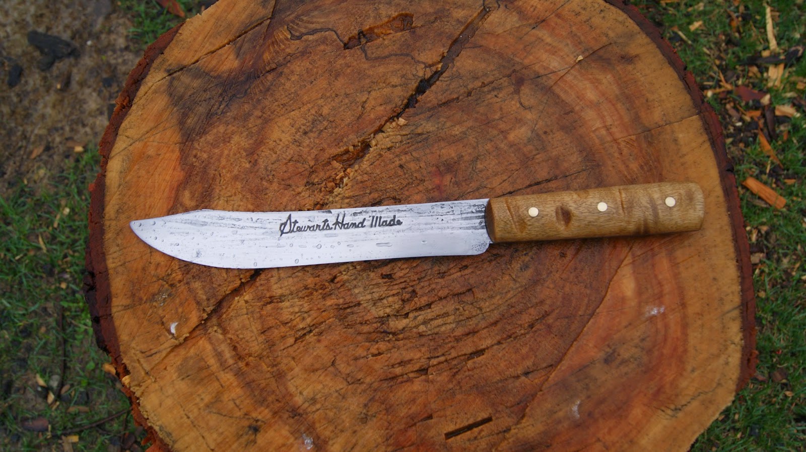 Knife Wonder: Post under construction: Stewarts handmade Butcher knife ...