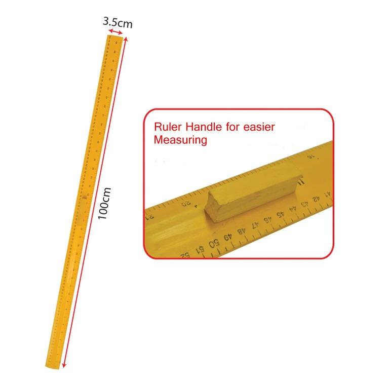 Fullhouse 99: B- Wooden 1 Meter Ruler