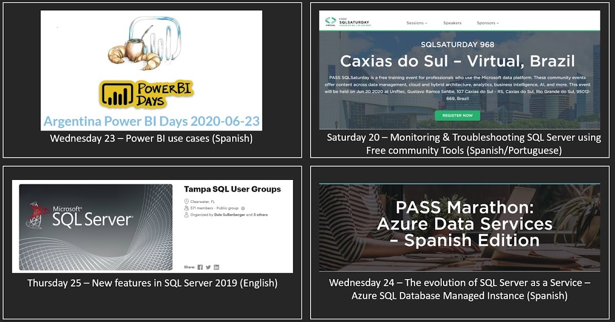 Javier Villegas - SQL Server DBA - Microsoft MVP Data Platform - MCTS / MCP: Full schedule of ...