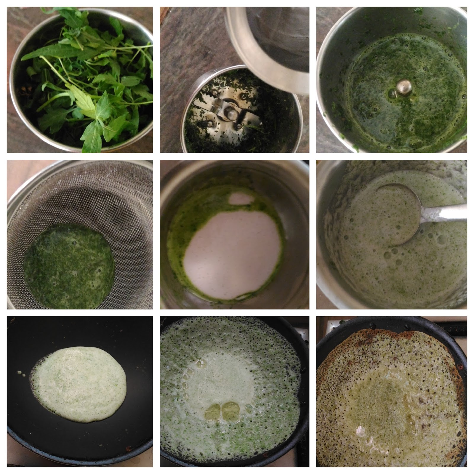 Mudakkathan Keerai Aappam / Ballon Vine Leaves Aappam ~ Kurinji Kathambam