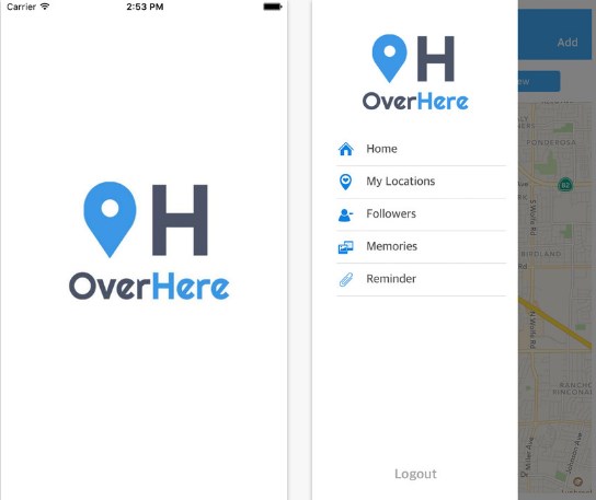 HIGHTECHHOLIC: Social App of the Month - OverHere - Location. Messaging ...