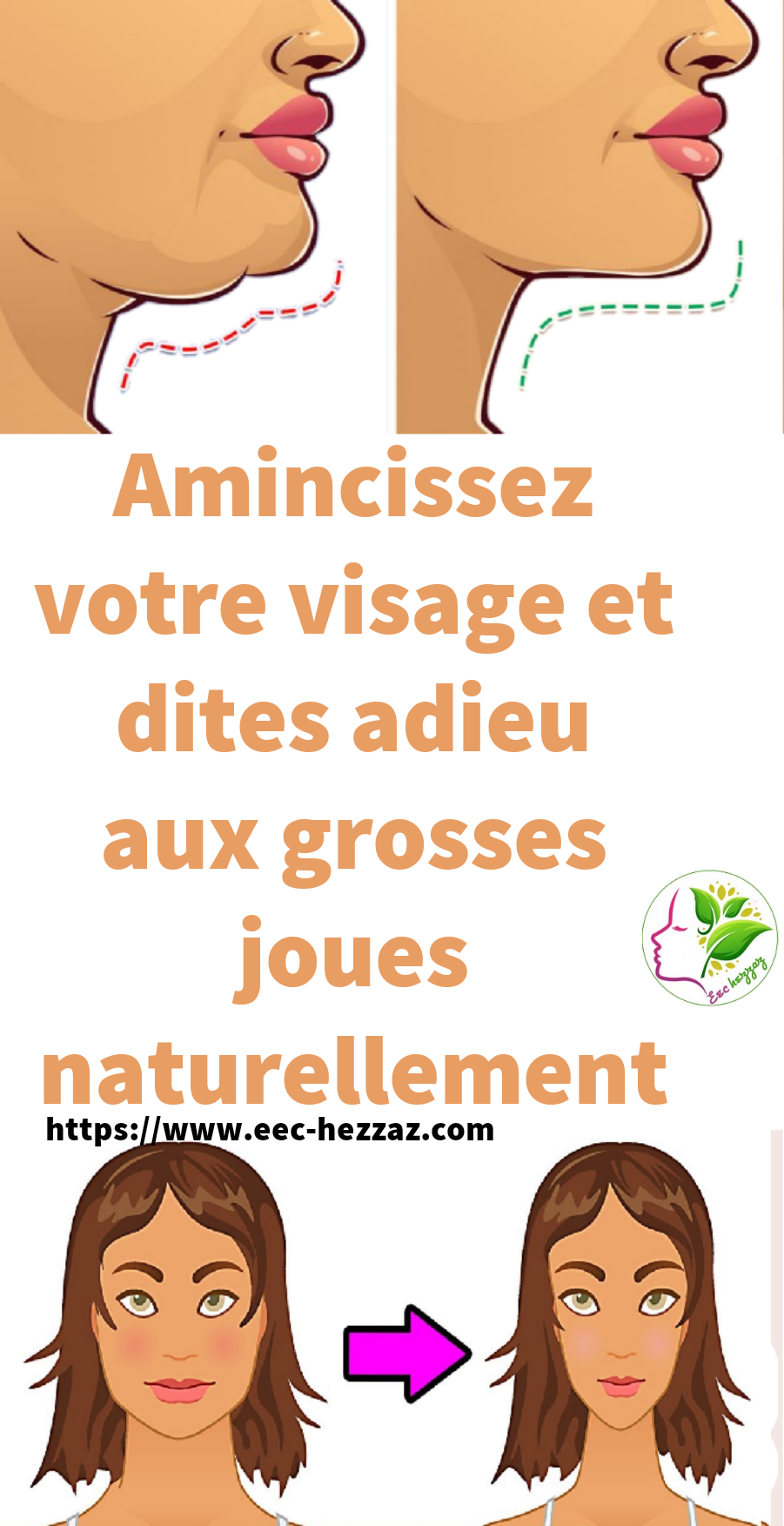 Amincissez votre visage et dites adieu aux grosses joues naturellement