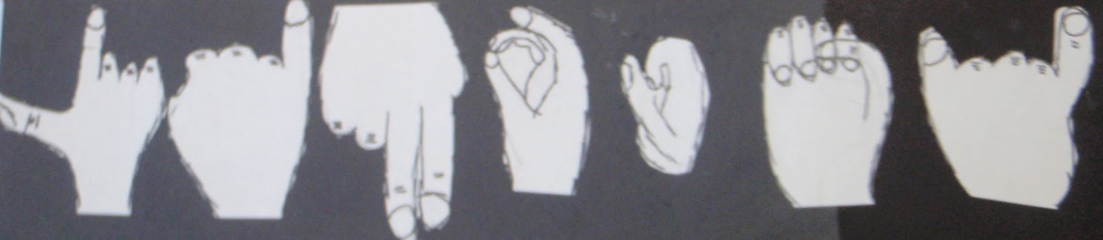 Fayston Elementary Art: Sign Language Hands