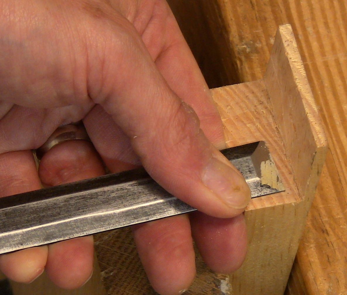 Close Grain: Four-Stroke Tenoning Exercise