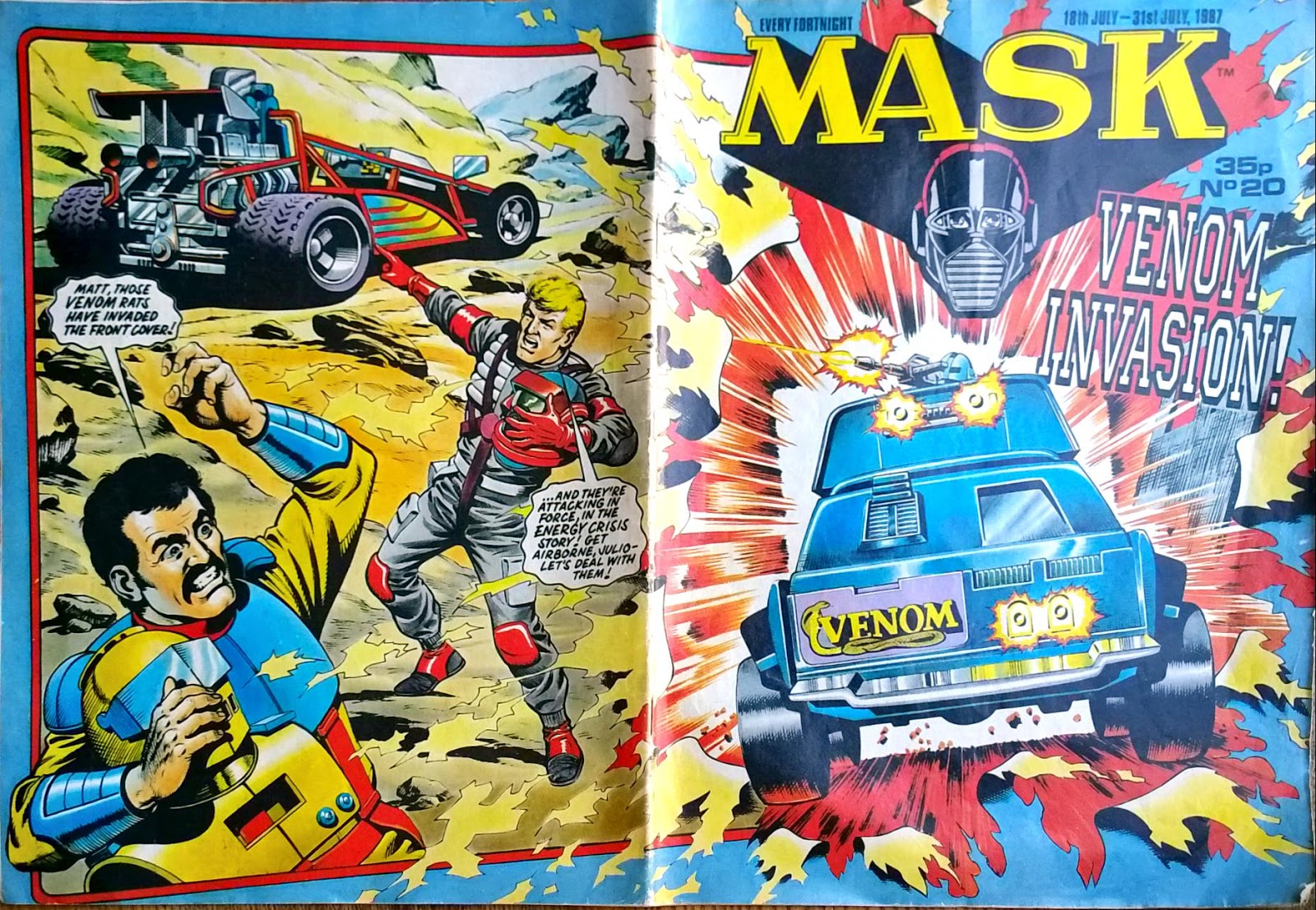 M.A.S.K. Comics: M.A.S.K. Comic UK Issue 20
