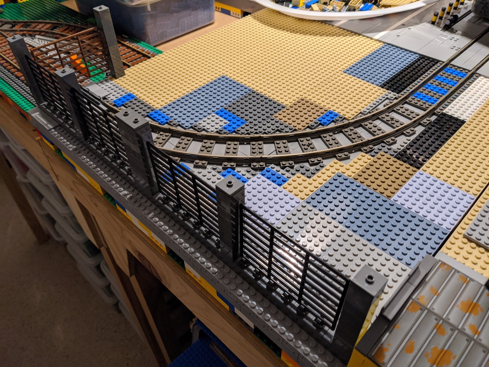 Matt's Lego fun: Rail and road gates and fencing