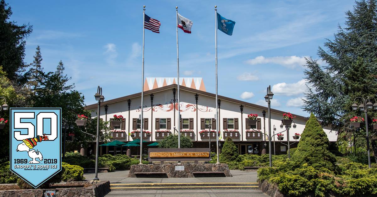 The FiveCentsPlease Blog: The Redwood Empire Arena — Snoopy's Home Ice ...