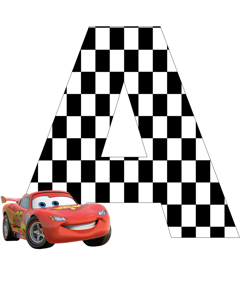 Kits imprimibles gratis : Abecedario cars