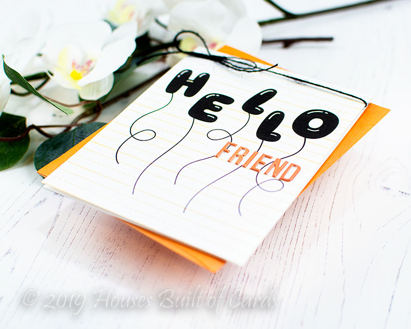 Houses Built of Cards: Balloon Letter Fun - STAMPtember Blog Party