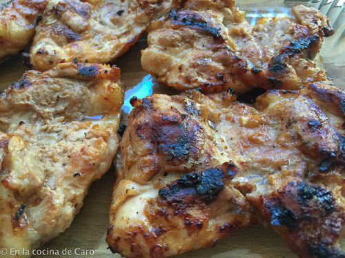 Muslos de Pollo Peri Peri a la barbacoa | En la cocina de Caro