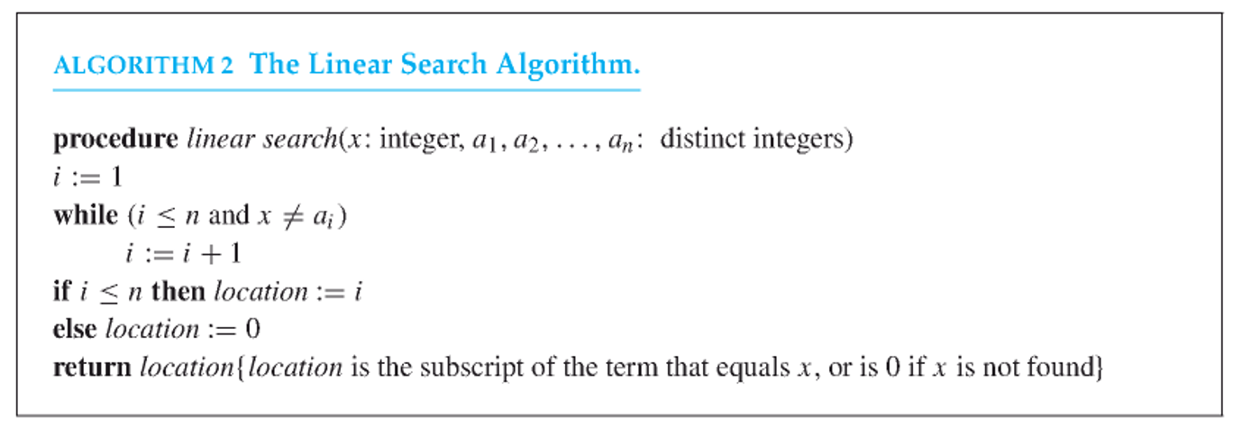 Matematika Diskrit : Algoritma, Sifat Algoritma, Algoritma Mencari ...