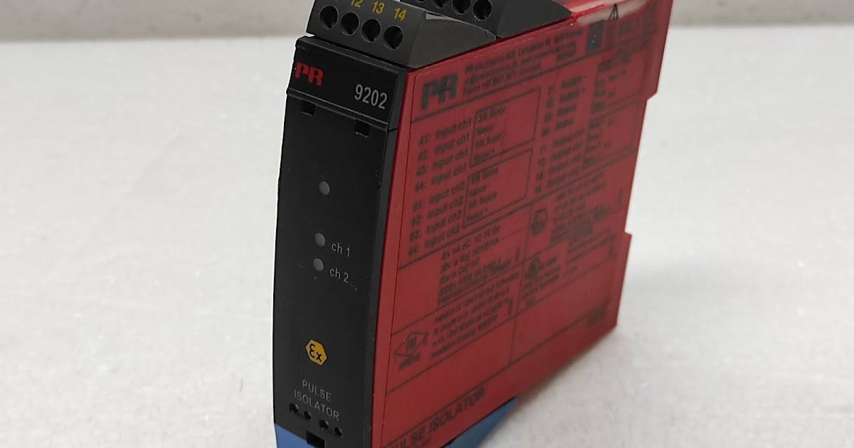 PR ELECTRONIC 9202 DOUBLE CHANNEL PULSE ISOLATOR