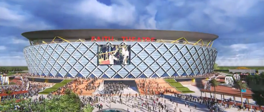 Oh my! See inside the 100,000 seat stadium-like auditorium Bishop ...