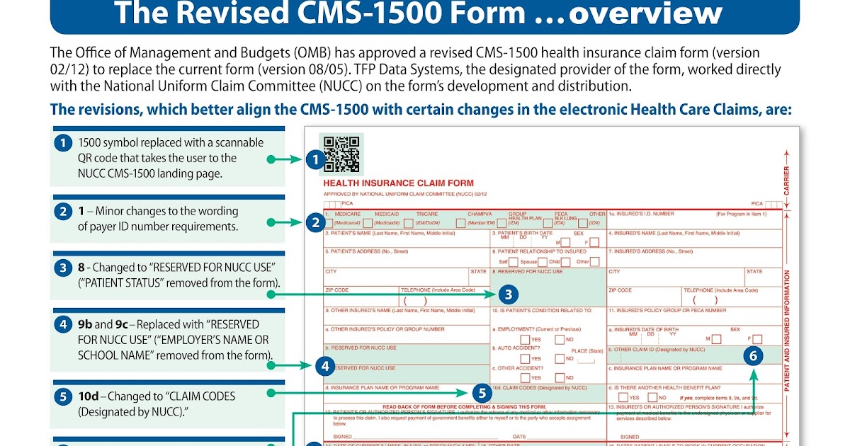 New HCFA form 2014 version 02/12 of CMS-1500 for ICD-10 | Medical ...