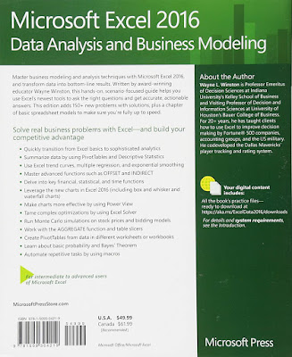 [Free ebook]Microsoft Excel 2016 Data Analysis and Business Modeling (opal opal parris' Library ...