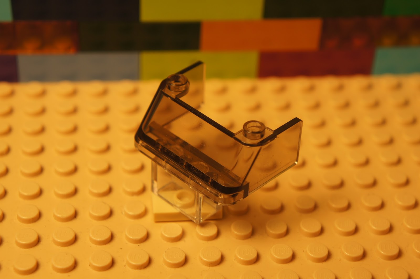 LEGO 2437 Transparent Black WINDSHIELD Windscreen 36 Gr. 3 x 4 x 1 1/3 ...