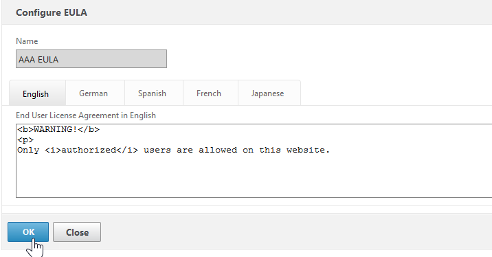 TechDev Corner: Adding an EULA for AAA Login