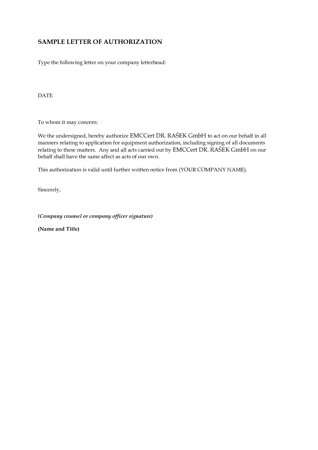 Medical Permission Letter ~ Resume Letter