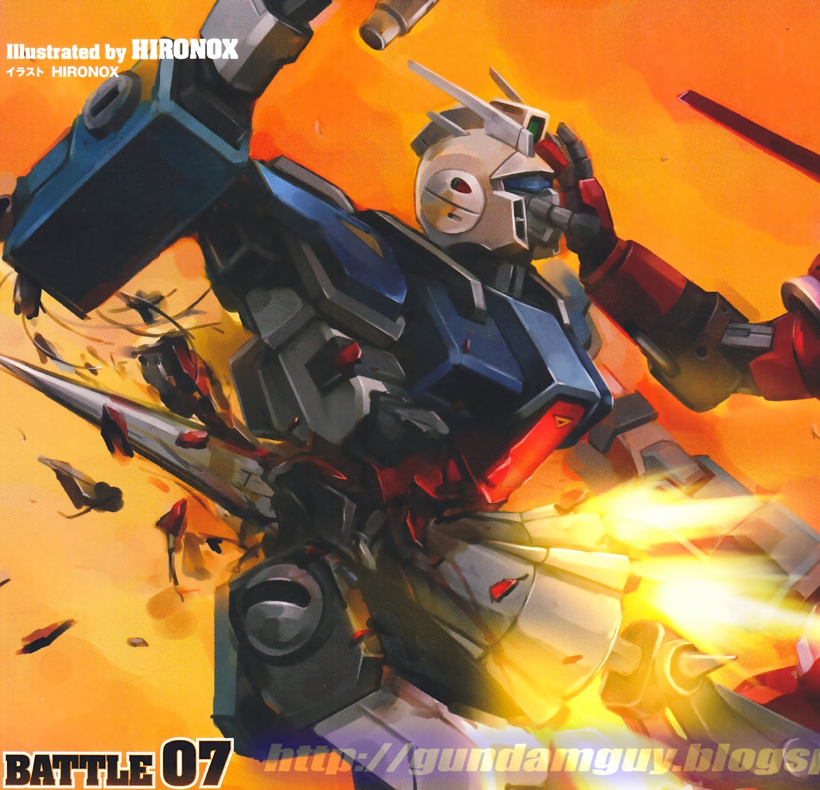 GUNDAM GUY: Mobile Suit Gundam SEED Destiny Astray B - Battle 07 Artwork