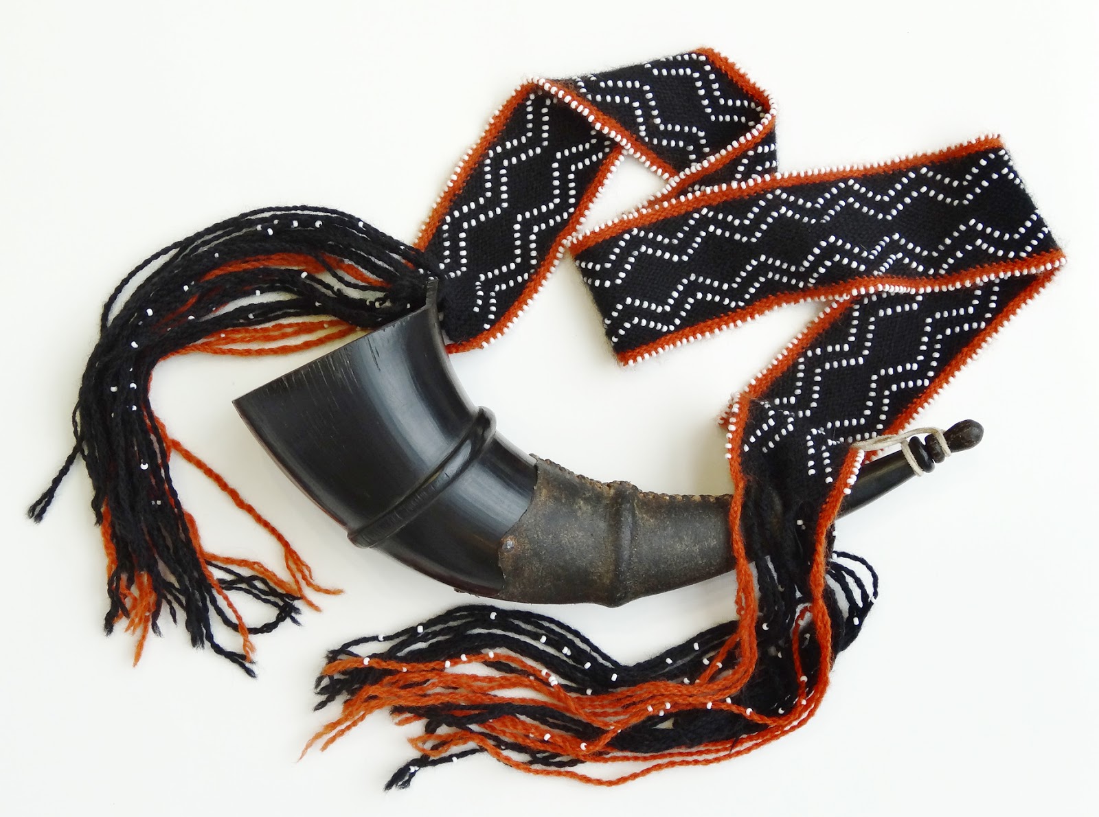 Contemporary Makers: Handwoven Powder Horn Strap by Alec Fourman