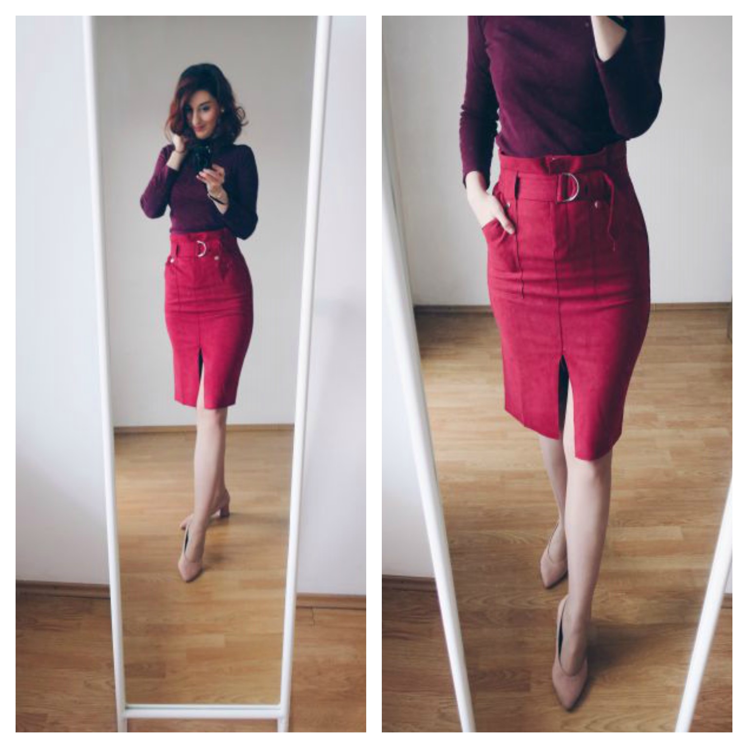 Deeb's blog: 4 tinute cu 2 fuste Bonprix