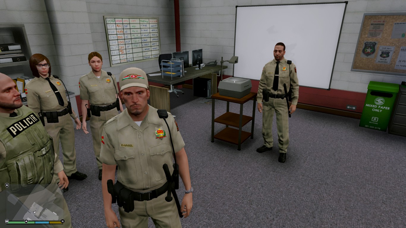 GTA 5 Brasil BR: UNIFORMES DA PMSC / SUBSTITUI OS SHERIFFS