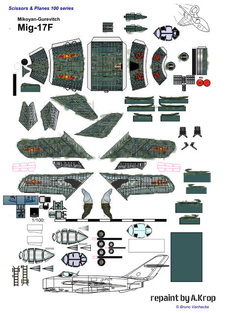 Happyscale-Modellbau: MiG 17 F North Vietnam - Scissors & Planes 1/100 ...
