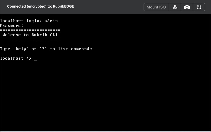 Rubrik : Deploy EDGE into Nutanix AHV Cluster