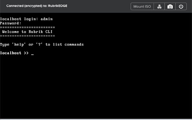 Rubrik : Deploy EDGE into Nutanix AHV Cluster
