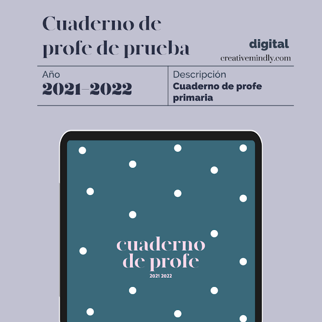 Creative Mindly: Cuaderno de profe digital 2021 2022
