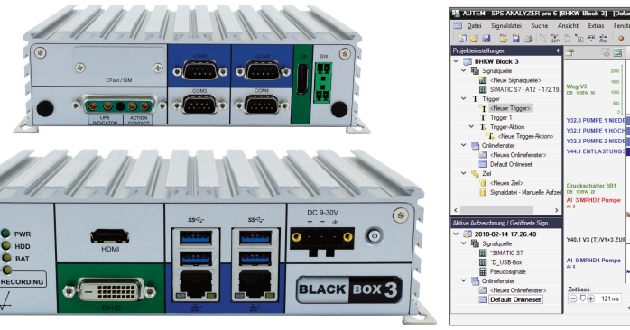 WITO Automation AG Blog: BLACKBOX 3 mit dem SPS Analyzer pro6: