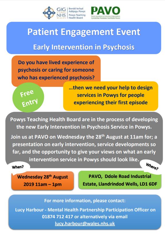 PAVO Health & Wellbeing Blog: Early Intervention in Psychosis ... PAVO Health & Wellbeing Blog: Early Intervention in Psychosis ...