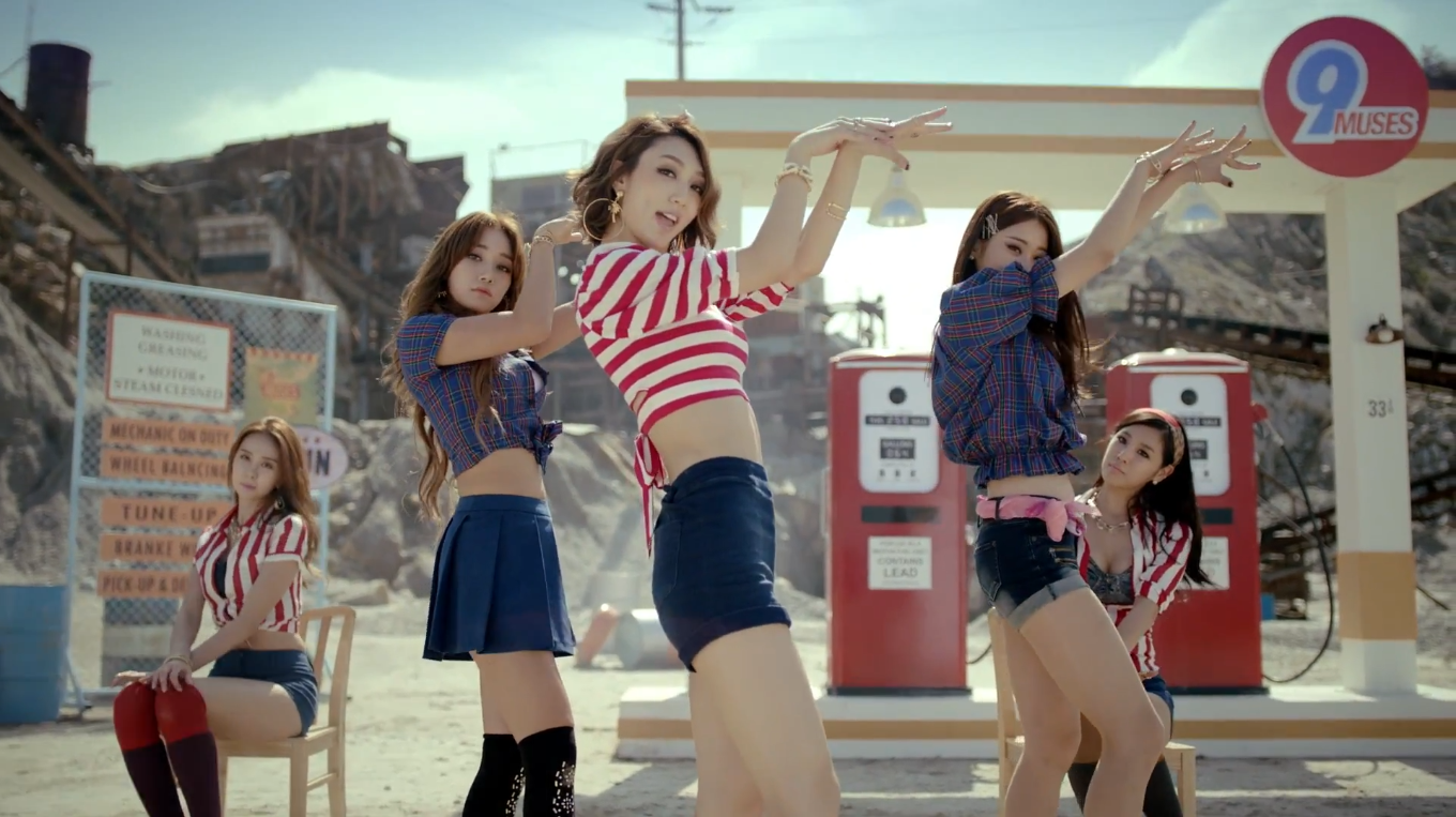 I cry like Yuko Oshima: Kpop: 9Muses - Gun (건)