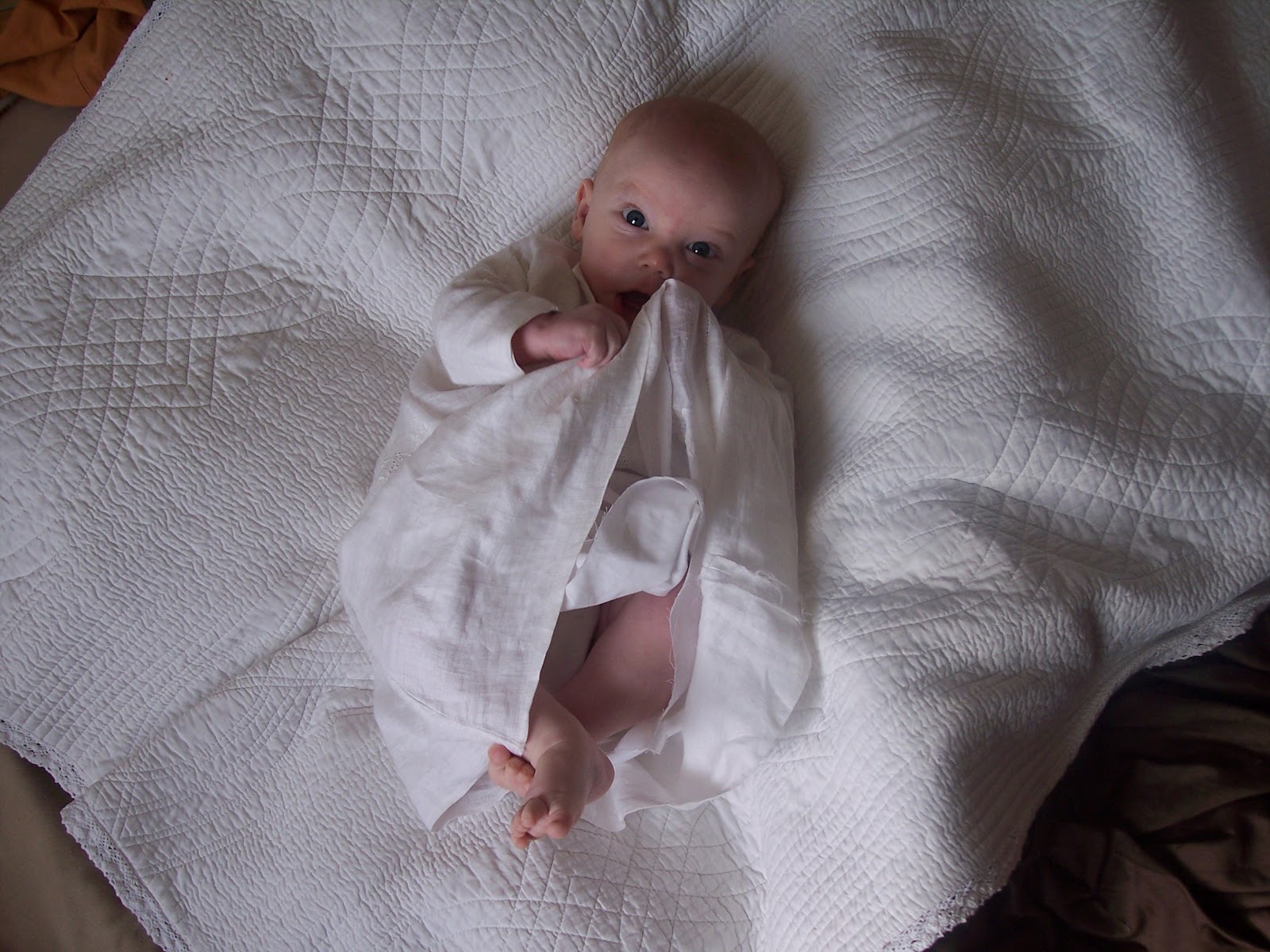 Flying Squirrel: A Gown for Baby Rafe