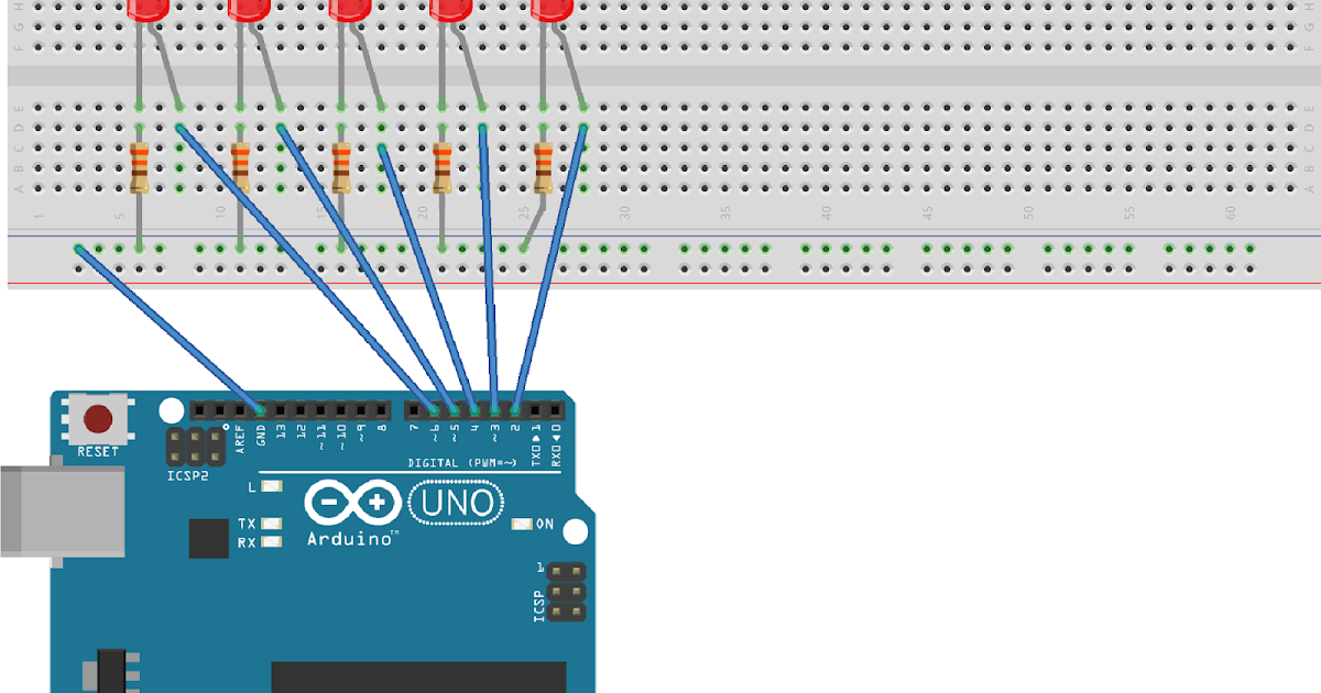Apprendre à programmer avec Arduino - le chenillard