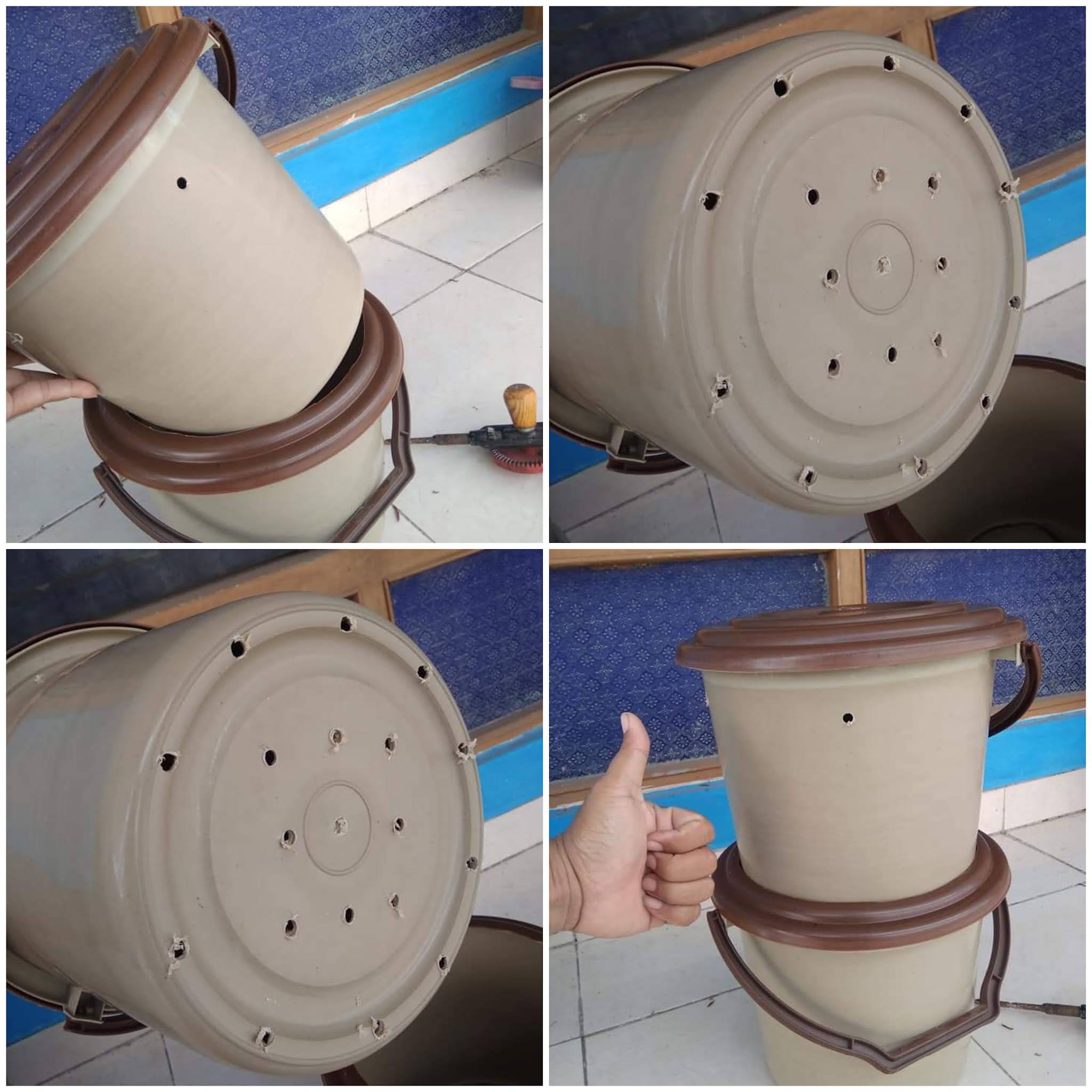 Cara Bertani Organik tanpa Biaya (Sistem Ember Tumpuk dan Reaktor Arang ...