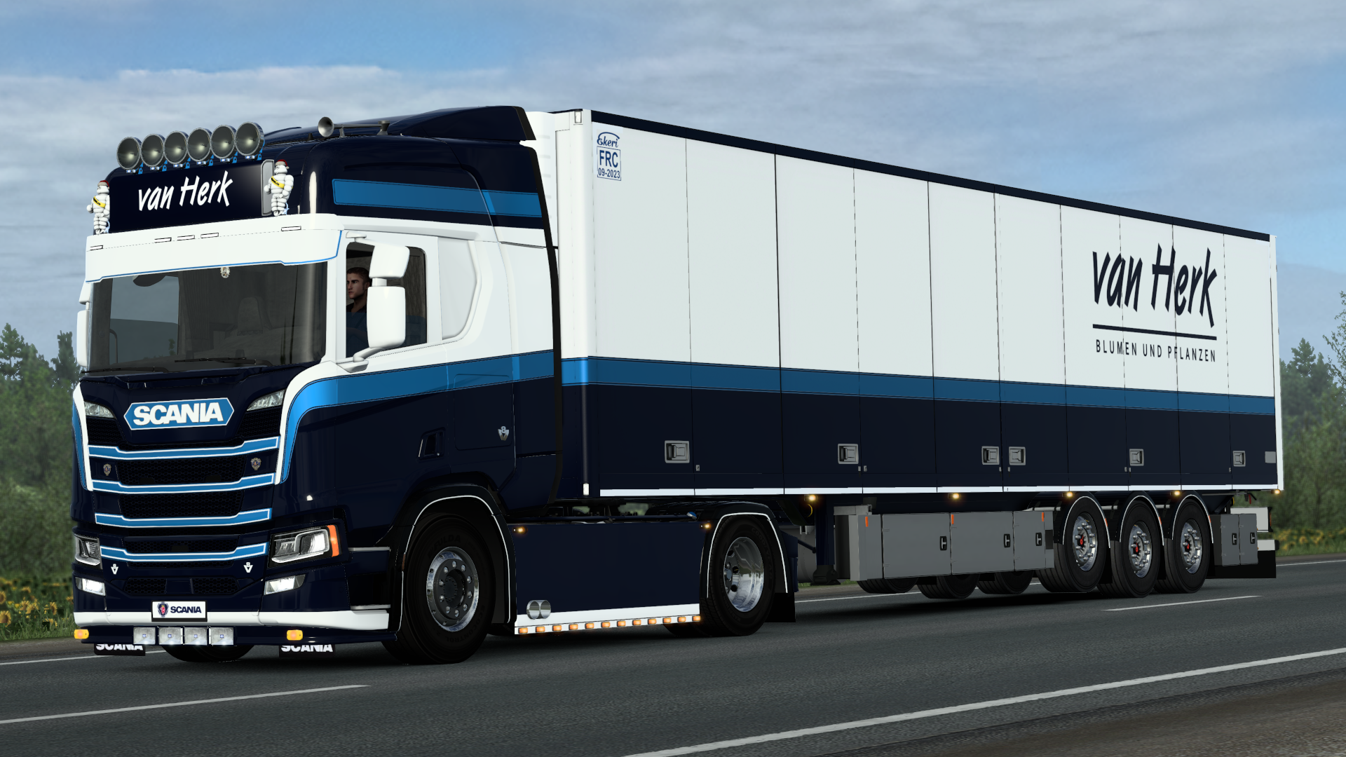 Van Herk NextGen Scania V8 Open Pipe Sound - Euro Truck Simulator 2 Mod World
