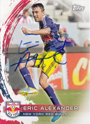 Daily Autograph: Eric Alexander