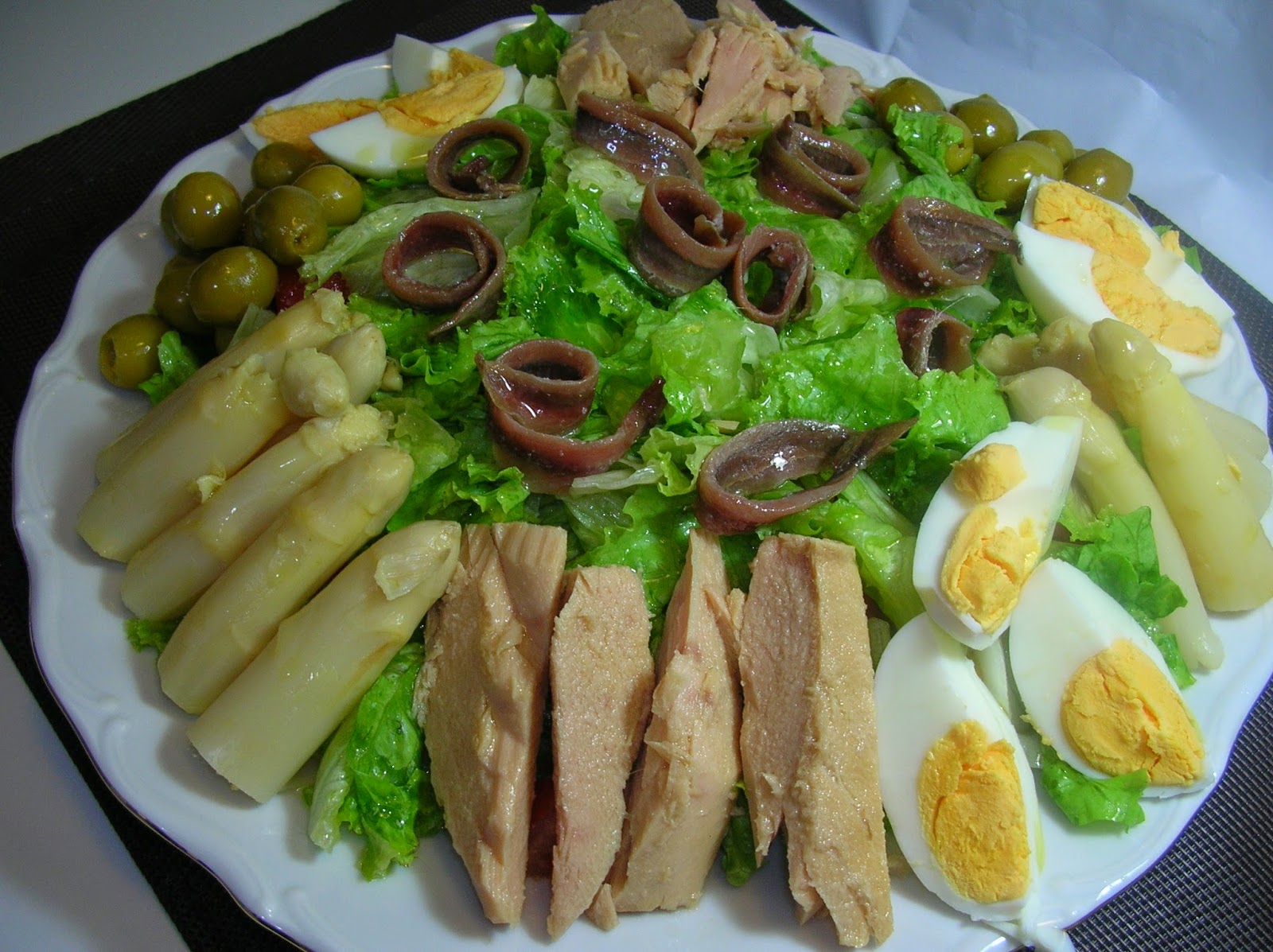 Nuvola Glacé / Mary: Ensalada mixta estilo Robin Food paso a paso