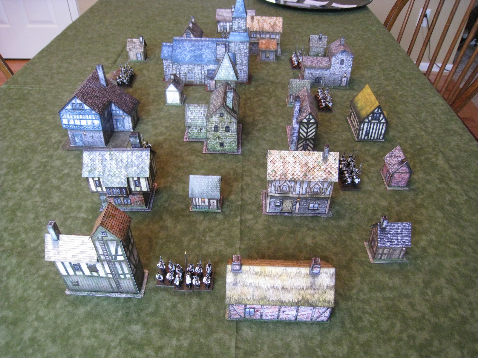 Adventures In Miniature: SYW 15MM Paper Village