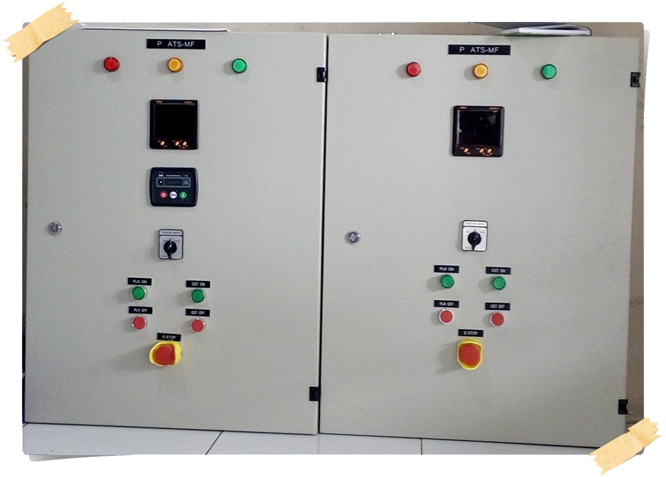 HARGA PANEL ATS AMF GENSET 80 KVA - Pembuatan panel listrik