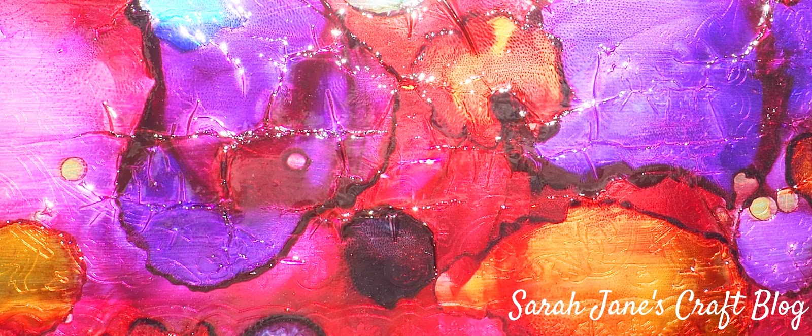 Flamed Alcohol Ink Metal Tray