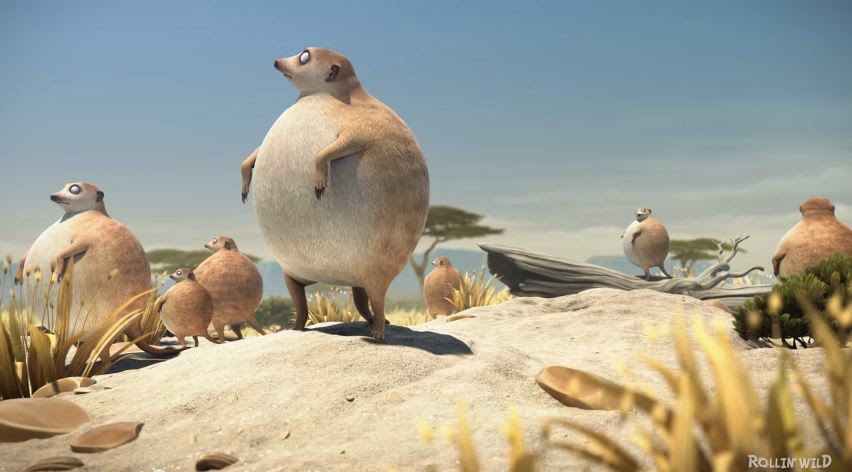 AnimationPeru: "Meerkats" - what if animals were round?, de Rollin`Wild