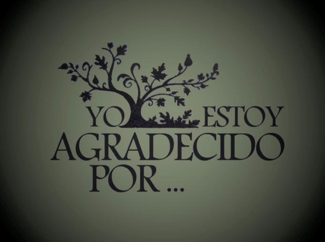 Portafolio Semanal: Yo estoy agradecido por...