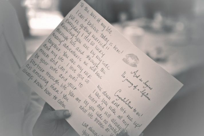 Letter To Groom From Bride ~ Thankyou Letter