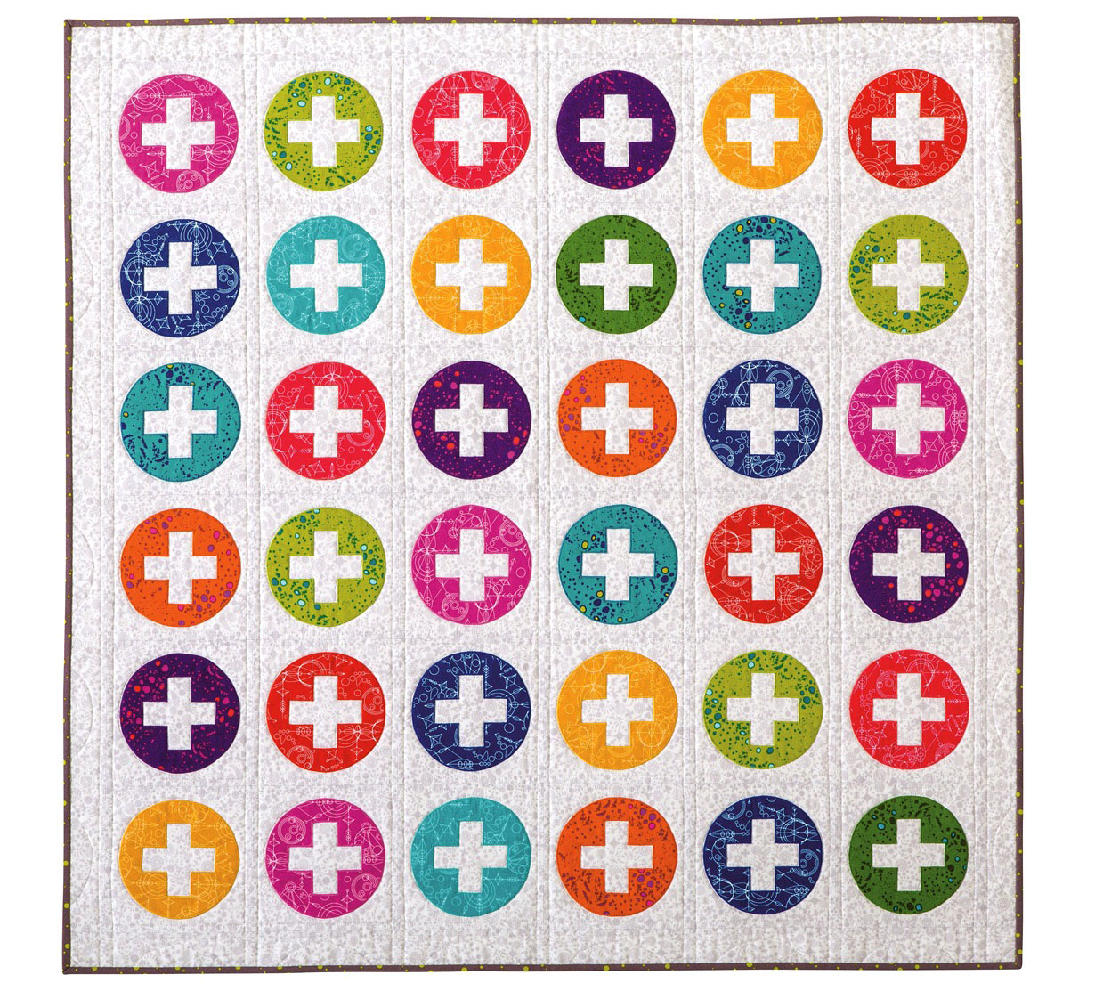 Quilted Blooms: Modern Plus Sign Quilts Blog Hop + Day 7