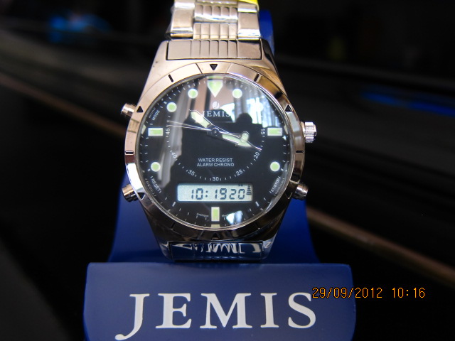 jam & watch: Jemis Ana-Digi W13H3X994 - Gray Dial (Sold)