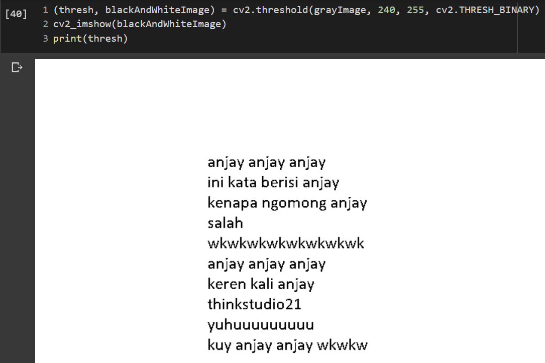Image to Text Menggunakan Tesseract Python - Thinkstudio21